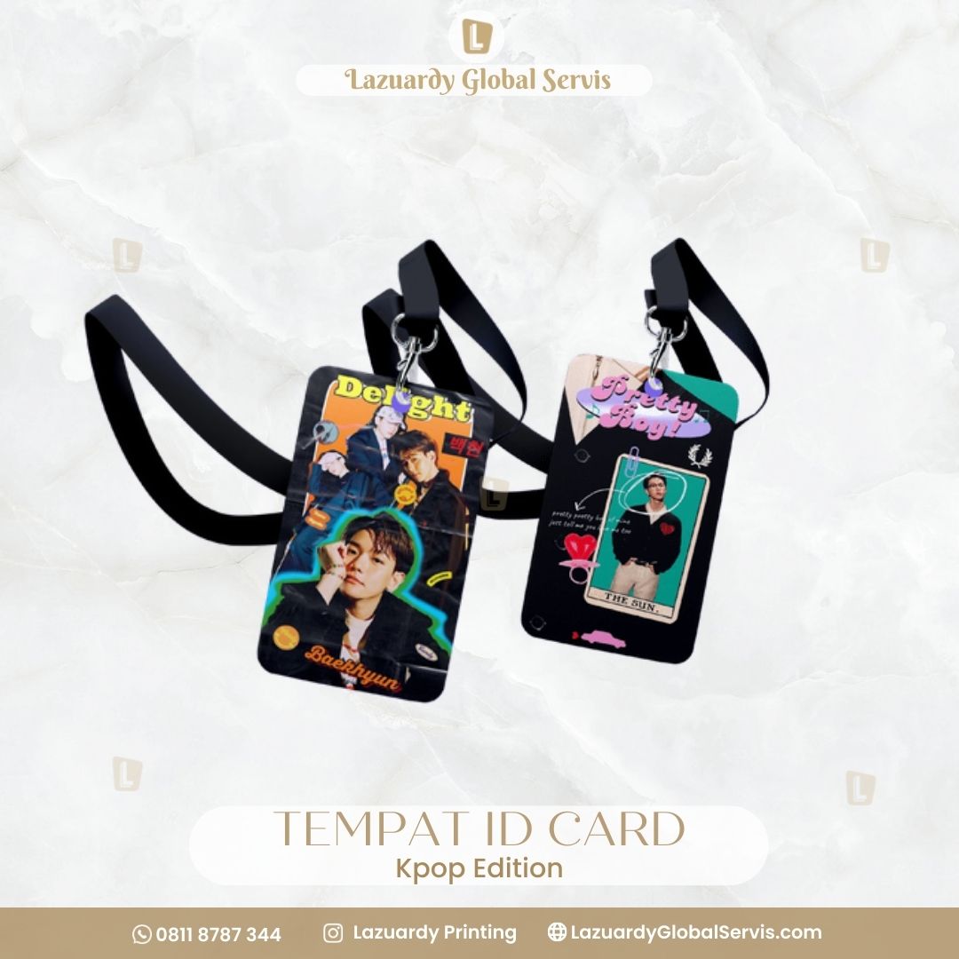 Tempat Id Card Custom Kpop Edition