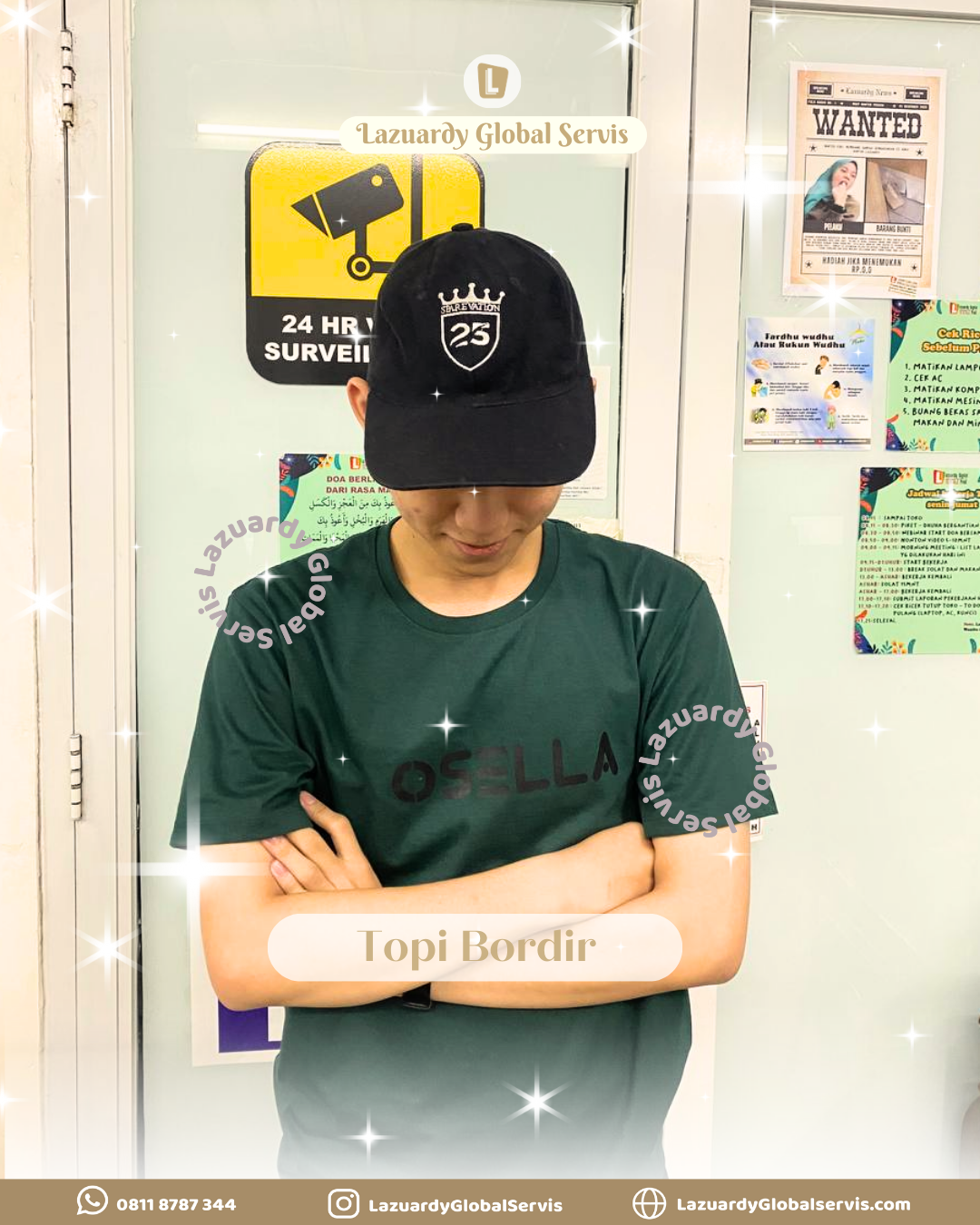 Topi Bordir – Lazuardy Global Servis